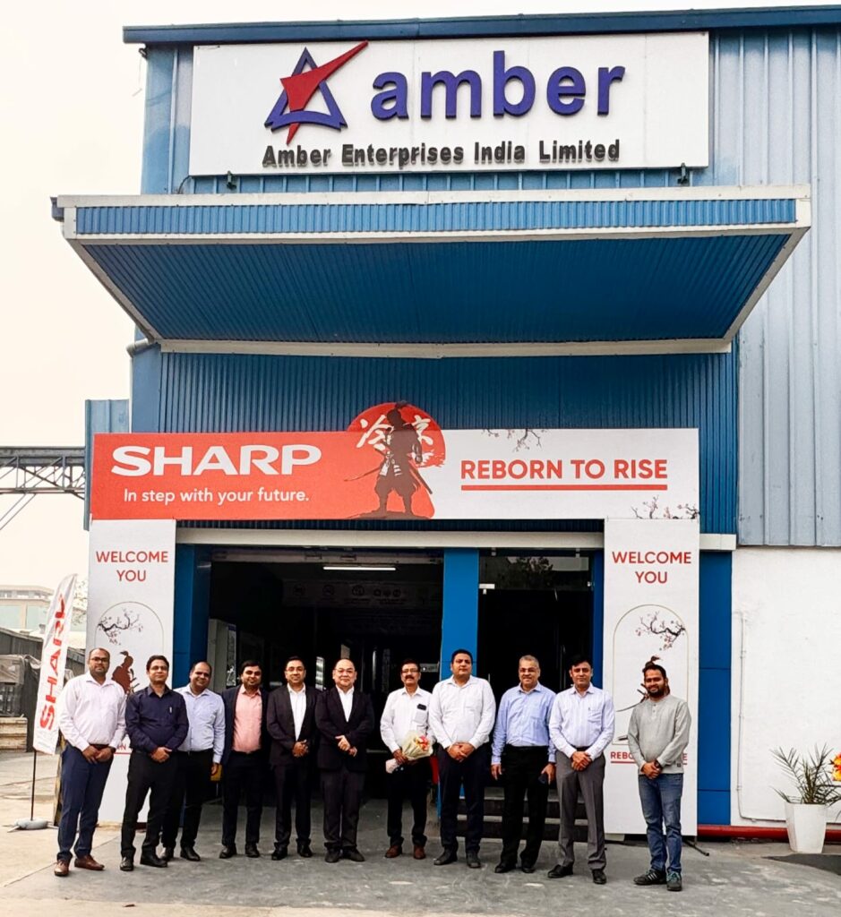 SHARP Announces Manufacturing Tie-up with Amber Enterprises India Ltd ...