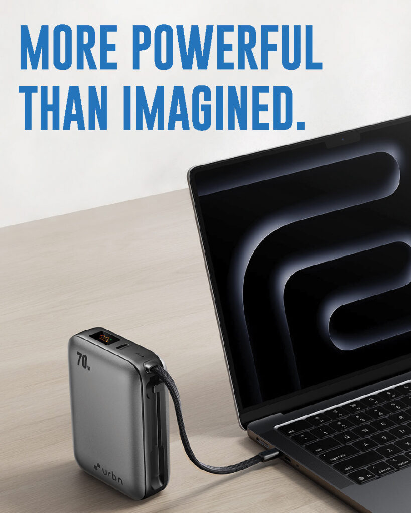 URBN Announces Nano Zap, A Compact 70W Rapid Charging 20000mAh Power ...